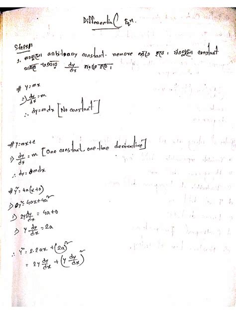 Differential Eqn Part 1 Pdf