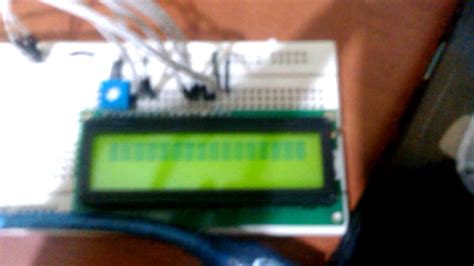 Demo Running Text Display Lcd 16 X 2 Using Arduino Uno Scroll Display Right Youtube