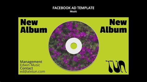 음악 이벤트용 소셜 미디어 프로모션 템플릿 무료 Psd 파일