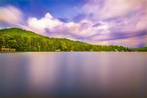 long exposure photography using nd filter showing movement of clouds