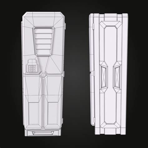 Sci Fi Locker 3d Model Download Work Space On