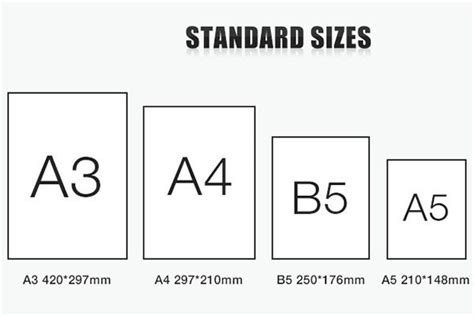 اندازه استاندارد کاغذ برای چاپ قاصدک قاصدک پرینت