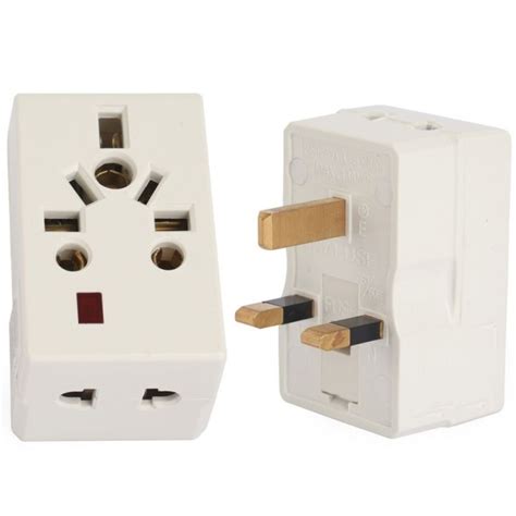13a Multi Plug Multi Socket 13a Square Pin Universal Multi Plug