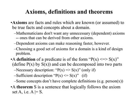 Basic Knowledge Representation In First Order Logicppt Programming Languages Computing