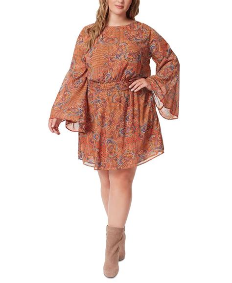 Jessica Simpson Trendy Plus Size Amelia Banded Waist Dress Macys