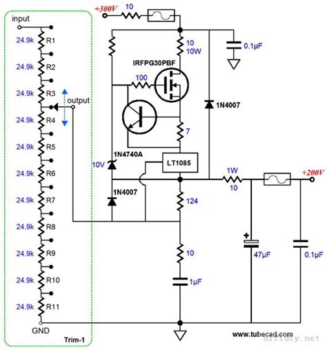 Hifidiy论坛 制作胆前级b高压稳压电路图集（稍做改动就可以用来做j版和wcf前级电源） Powered By Discuz