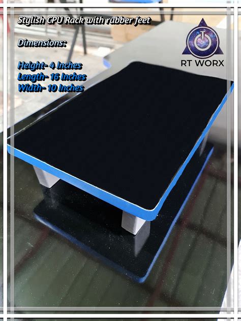 Cpu Rack With Rubber Feet Lazada Ph