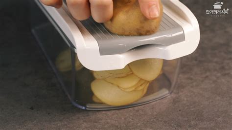 간단한간식 만들기 아삭바삭 감자칩