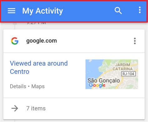 example of myactivity persistent menu download scientific diagram
