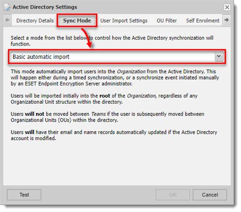Kb7194 Synchronize Eset Endpoint Encryption Server With Active Directory