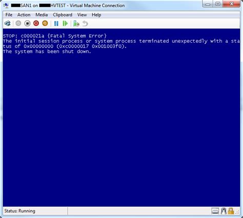 Installer For Windows Server 2008r2 Blue Screens Under Hyper V 2012