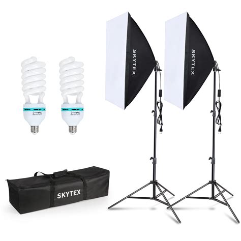 Softbox Lighting Kit Skytex Continuous Photography Lighting Kit With