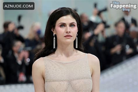 Alexandra Daddario Sexy Nude Met Gala Look Aznude