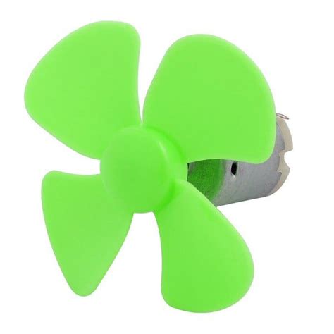 Micro Ventilador Hélice Para Motor Dc Verde Autocore Robótica