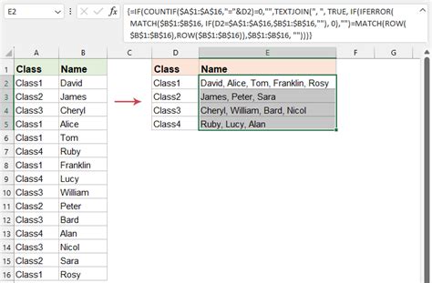 How To Vlookup And Concatenate Multiple Corresponding Values In Excel