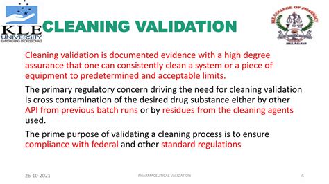 Cleaning Validation PPT