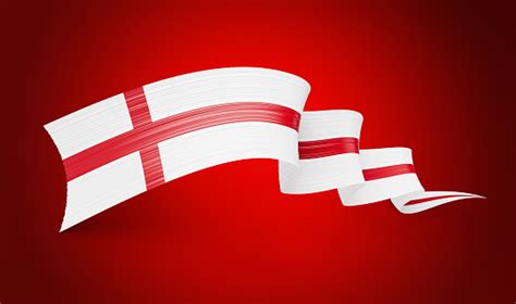 3d 영국 국기 3d 반짝이는 흔들리는 깃발 리본 빨간색 배경에 격리 3d 그림 0명에 대한 스톡 사진 및 기타 이미지 0명 3차원 형태 개념 Istock