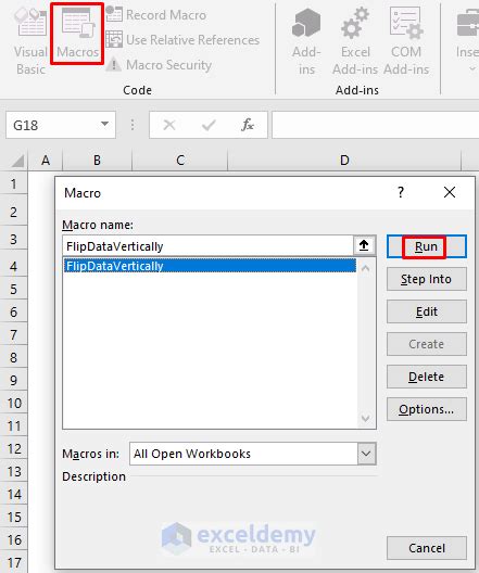 How To Flip Data Vertically In Excel 4 Quick Methods