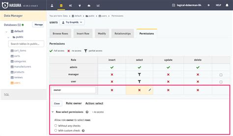 Inherited Roles Hasura Graphql Docs
