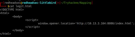 Napping TryHackMe Walkthrough Napping TryHackMe Walkthrough