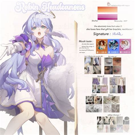 Robin Hsr My Headcanons ꔫ﹤ In 2025 Headcanon Robin Gamer Girl