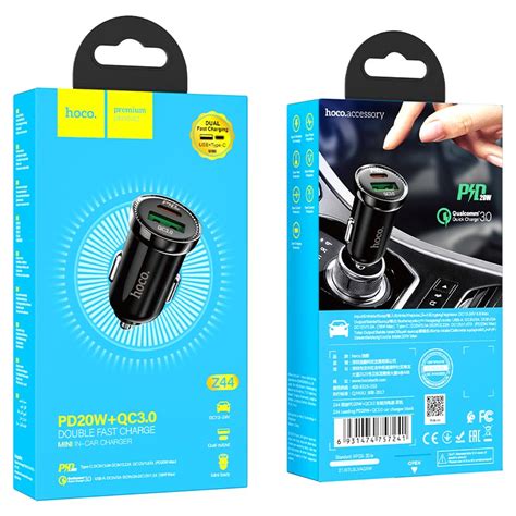 Hoco Car charger “Z44 Leading” PD20W+QC3.0 set – Hoco Oman