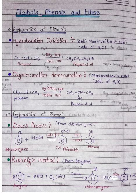 Solution Alcohol Phenol Ether Studypool