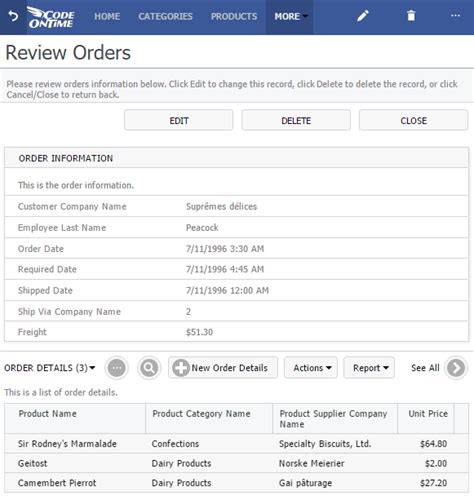 Code On Time 8580 Has Landed New Form Rendering Engine Advanced Lookup Input Calendar
