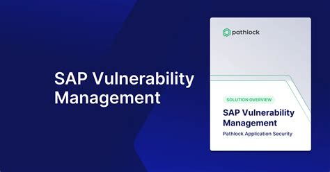 Sap Vulnerability Management Pathlock