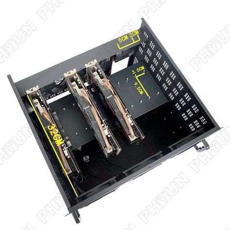 Open Air Mining Rig Case W 10 Fans For Atx Psu 6u 6 India Ubuy