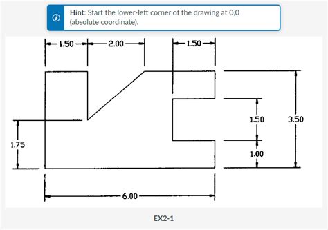 Solved Using AutoCAD Draw EX Below You Will Start With The