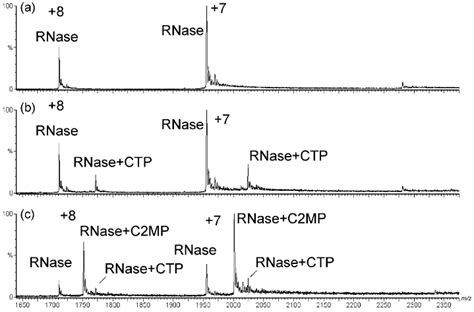 Esi Mass Spectra Of Rnase Using On Line Microdialysis A Rnase Alone Download Scientific