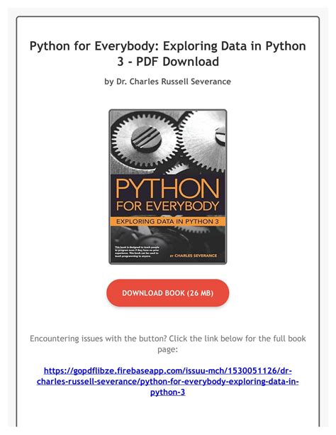 Ebook Pdf Python For Everybody Exploring Data In Python 3 By Dr Charles Russell Severance By