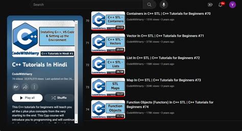 Completed C And Oops Playlist By Code With Harry Yukti Jhawar Posted On The Topic Linkedin