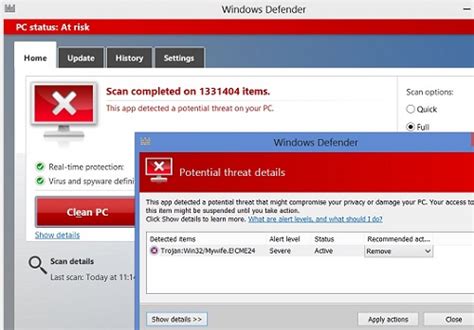 Windows 8 Full Scan With Windows Defender