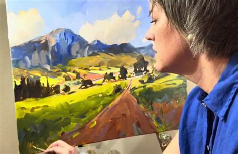 Landscape Painting Highlights From The First Ever Acrylic Live Outdoorpainter