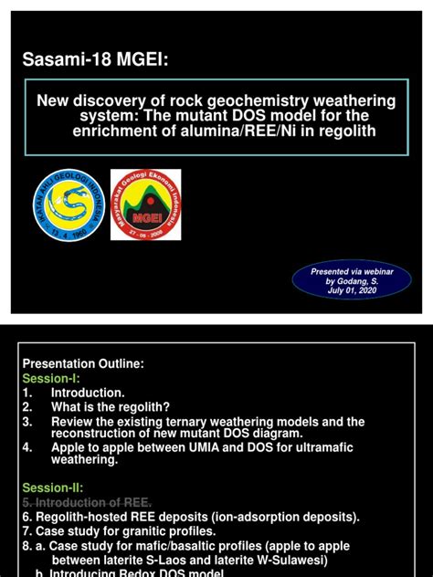 New Discovery Of Rock Geochemistry Weathering System The Mutant Dos Model For The Enrichment Of