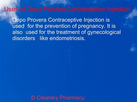 Depo Provera Contraceptive Injection ODP Pregnancy Reproductive Health