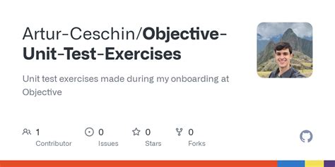 Github Artur Ceschinobjective Unit Test Exercises Unit Test