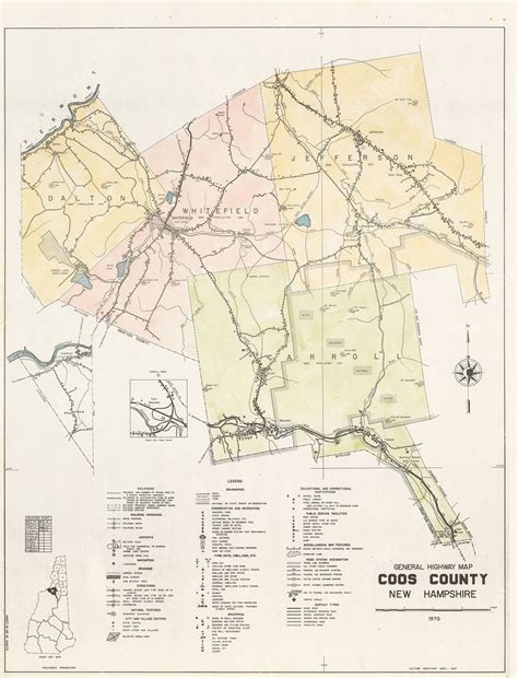 Coos County New Hampshire 1970 09 Of 12 Wardmaps Llc