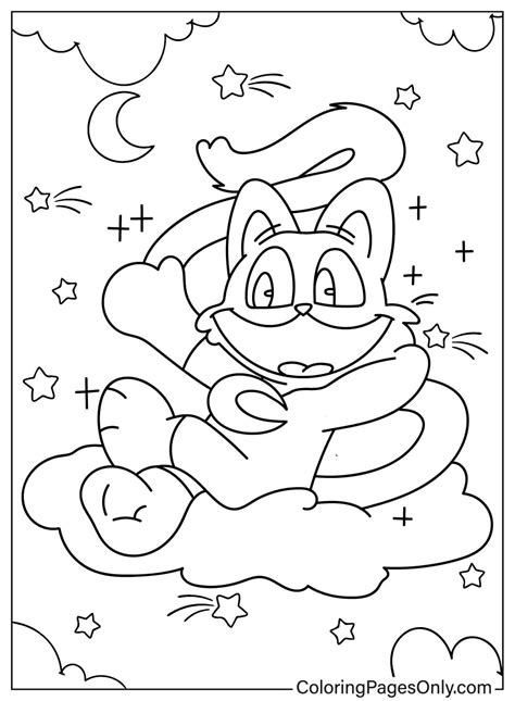 Catnap Coloring Pages