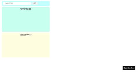 Todo Js Codesandbox