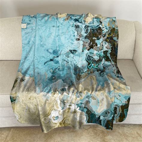 Abstract Art Blanket Throw Sherpa Fleece Sofa Throw 50x60 60x80