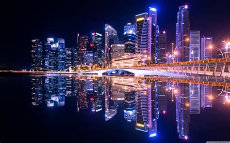 City Night Wallpapers 4k Hd Backgrounds On Wallpaperbat