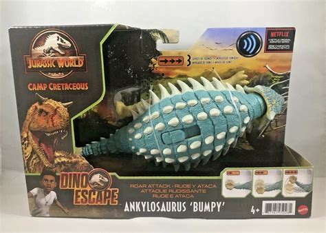 Jurassic World Dino Escape Ankylosaurus Bumpy Camp Cretaceous Roar
