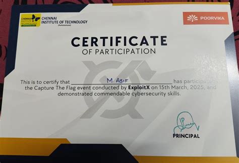 Cybersecurity Ctf Exploitx Ethicalhacking Learningbydoing Asif M