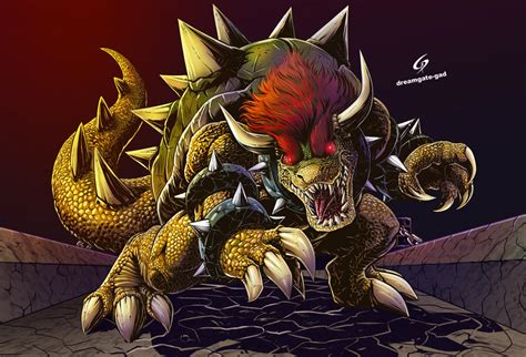 Bowser The King Koopa By Gad By Dreamgate Gad On Deviantart