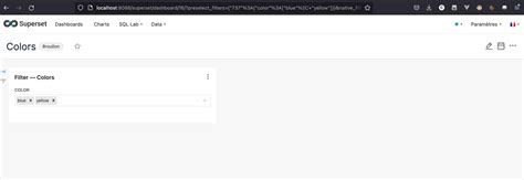 Apache Superset — Use Url To Filter Dashboards