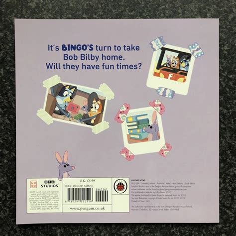 Bluey Bob Bilby Bluey Story Book Preschool Bedtime Picture Book