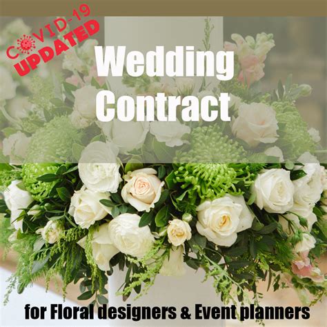 Wedding Flower Contract Template Best Flower Site